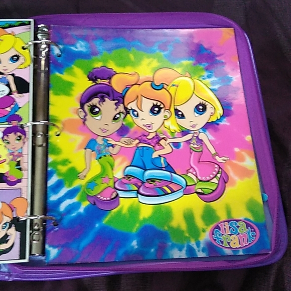 Lisa Frank | Office | Vintage Lisa Frank Angel 3 Ring Binder With 3 ...